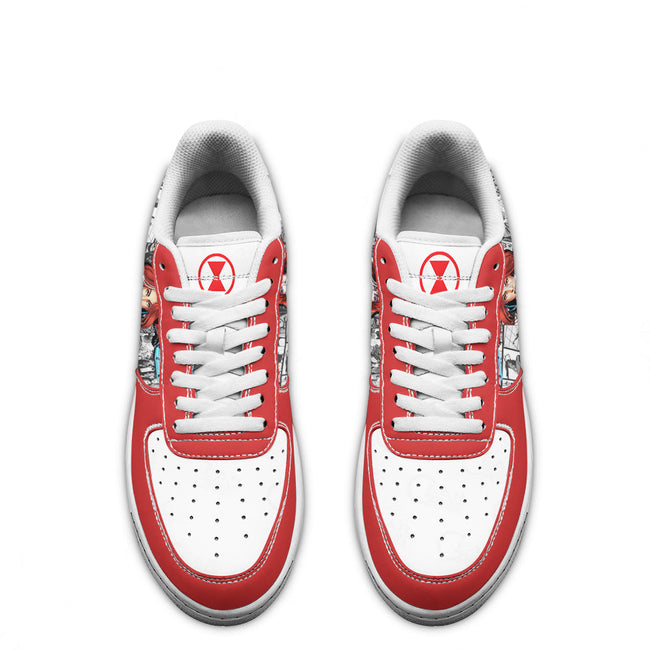 Black Widow Air Sneakers Custom Comic Shoes – Gear Wanta