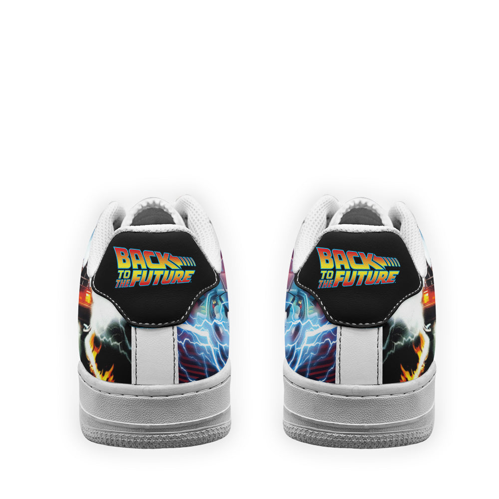 DMC-12 Delorean Back To The Future Custom Air Sneakers QD11 – Gear Wanta