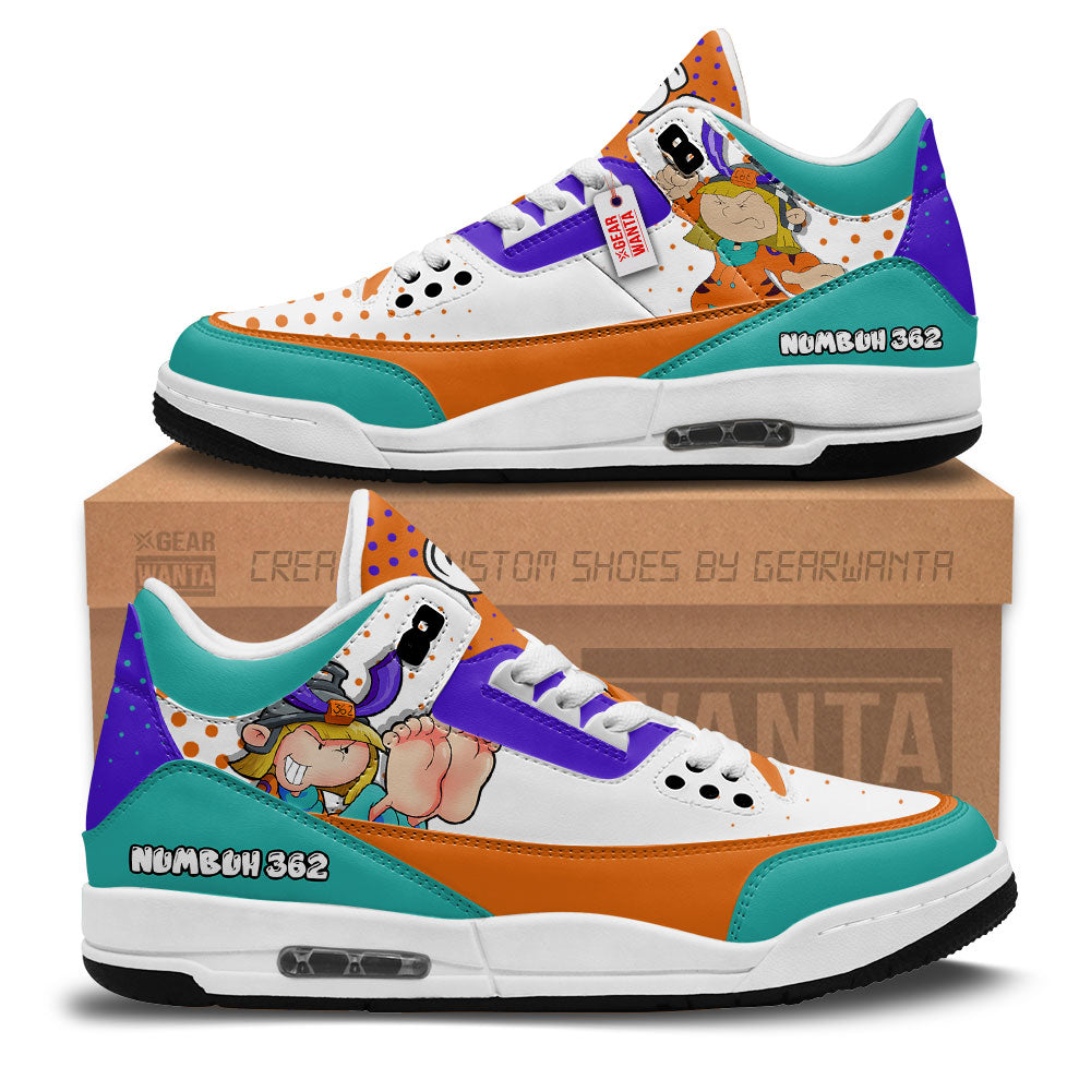 Numbuh 362 Codename Kids Next Door J3 Sneakers Custom Shoes