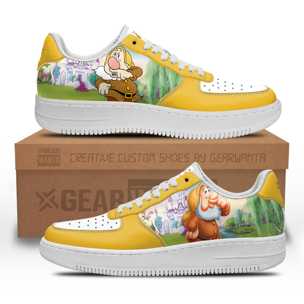 Sneezy Snow White and 7 Dwarfs Custom Air Sneakers QD12 – Gear Wanta