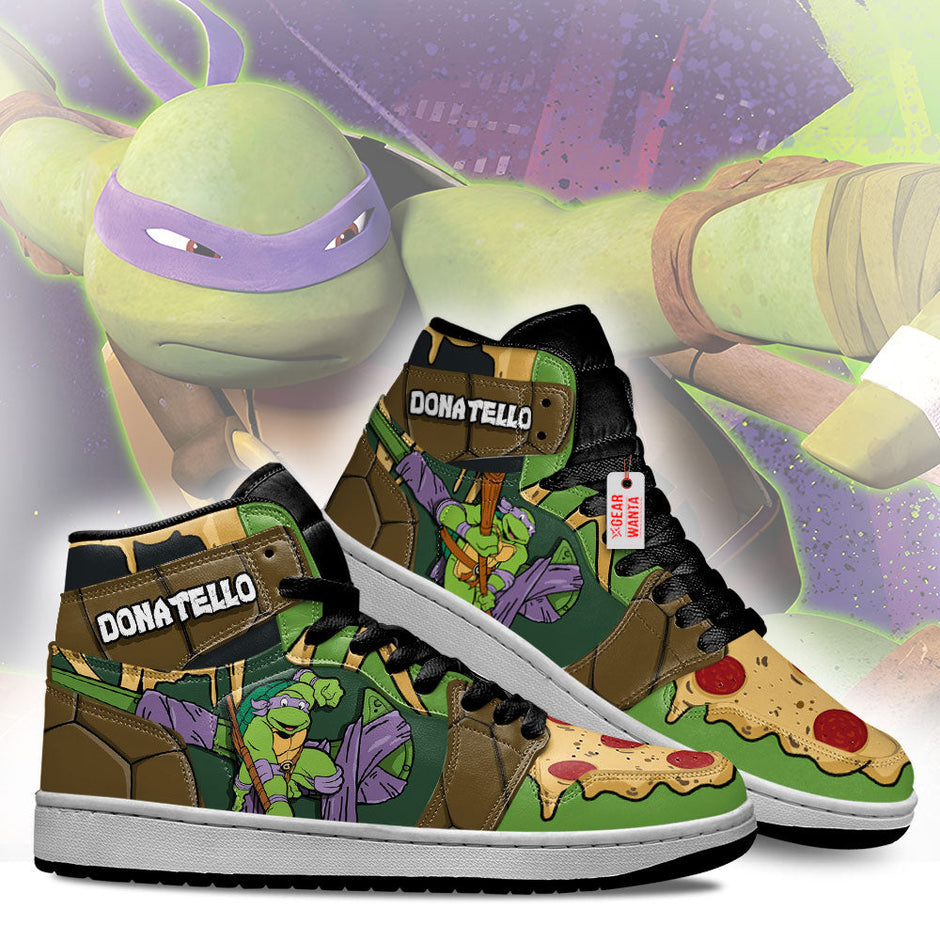 TMNT Shoes Donatello J1s Sneakers Teenage Mutant Ninja Turtles