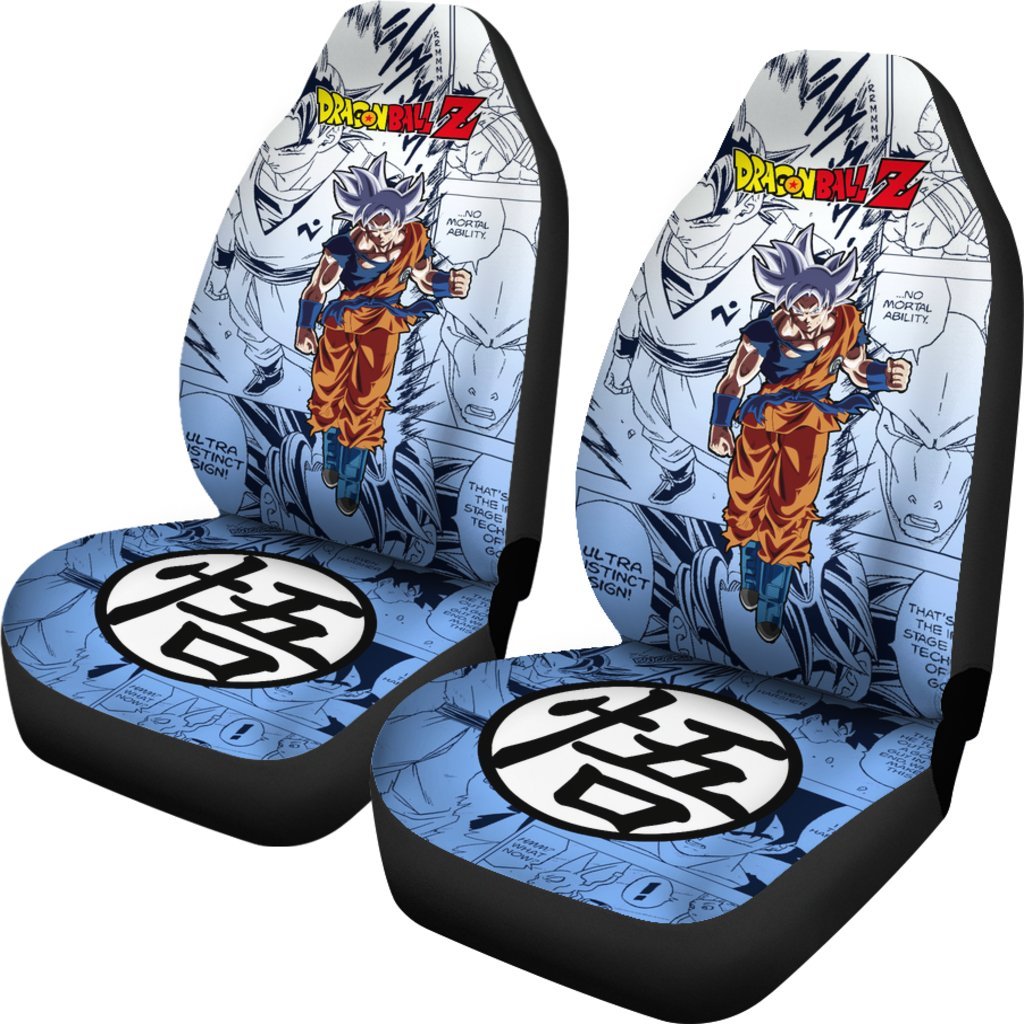 Goku Ultra Dragon Ball Z Car Seat Covers Manga Mixed Anime Great