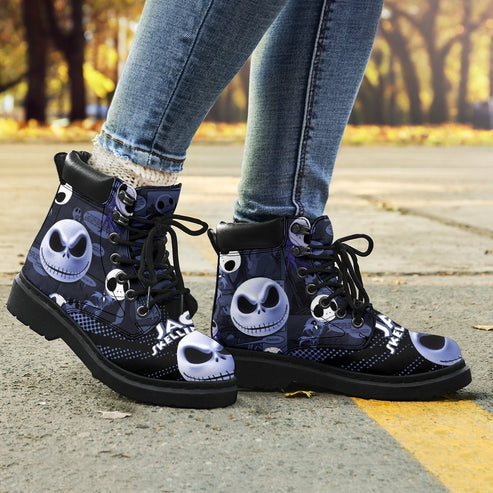 Jack Skellington Timbs Boots Custom Nightmare Before Christmas Shoes