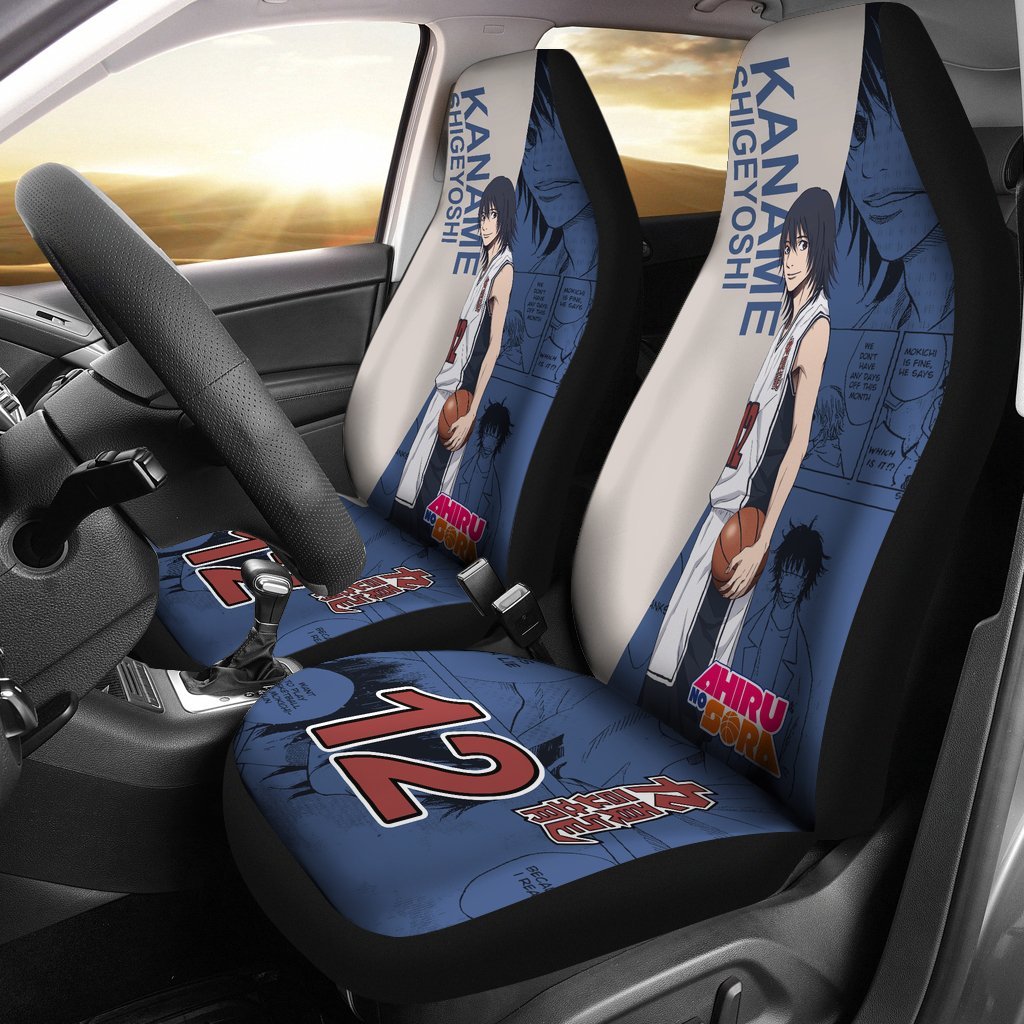 Kaname Shigeyoshi Characters Ahiru No Sora Car Seat Covers Anime