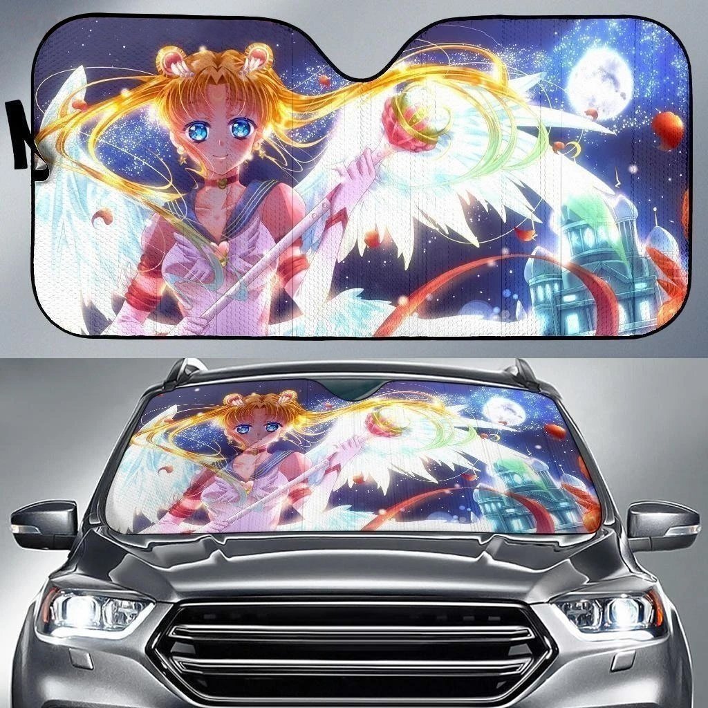 Sailor Moon Art Anime Car Sun Shade NH06